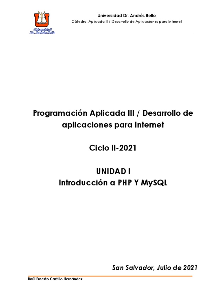 Demostración de Instalación de XAMPP y Creación de Base de Datos | PDF ...
