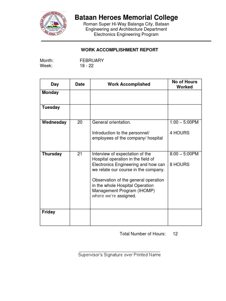 3 Work Accomplishment Report | PDF | Electronic Engineering | Computing