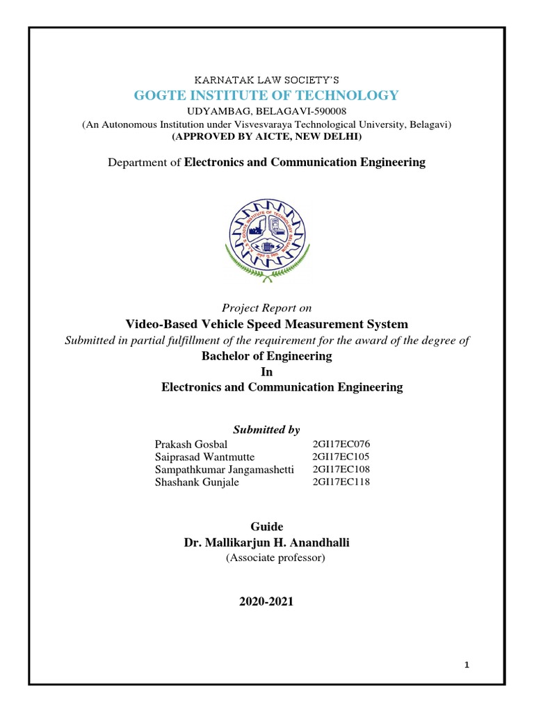Final Year Project | PDF | Computer Vision