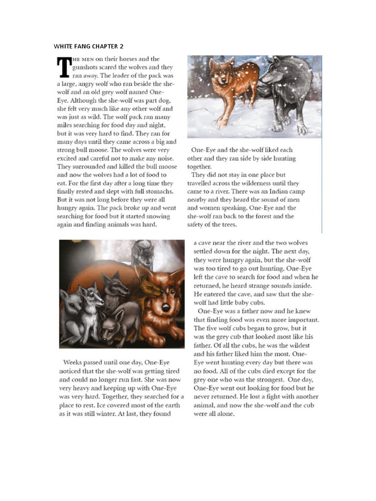 White Fang Chapter 2 | PDF