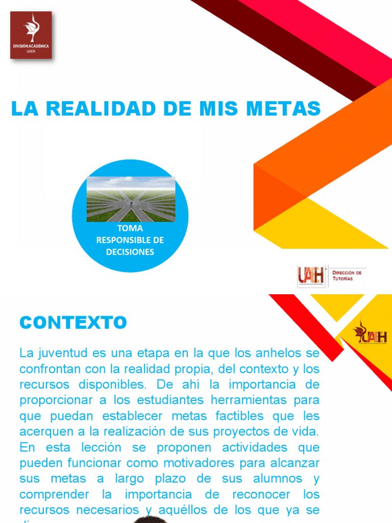La Realidad de Mis Metas | PDF