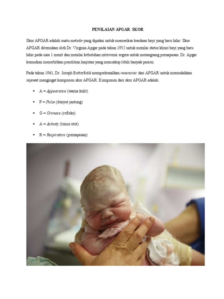 Penilaian Apgar Skor | PDF