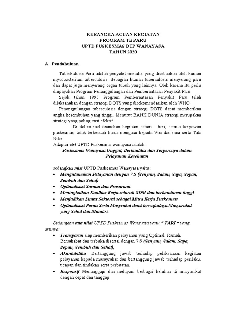 Kak Program TB Paru | PDF