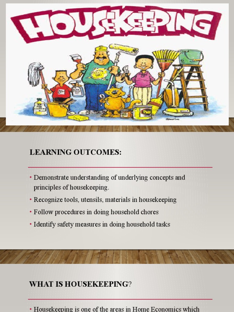 HOUSEKEEPING | PDF | Housekeeping | Cleaning