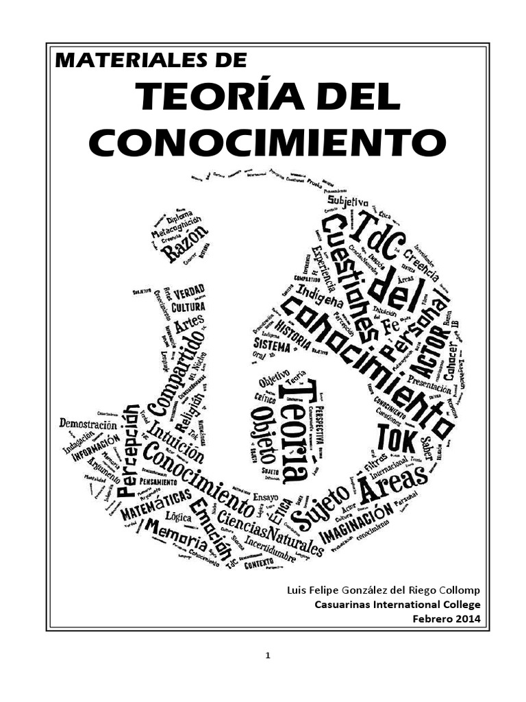 Materiales para Teoria Del Conocimiento | PDF | Conocimiento | Realidad