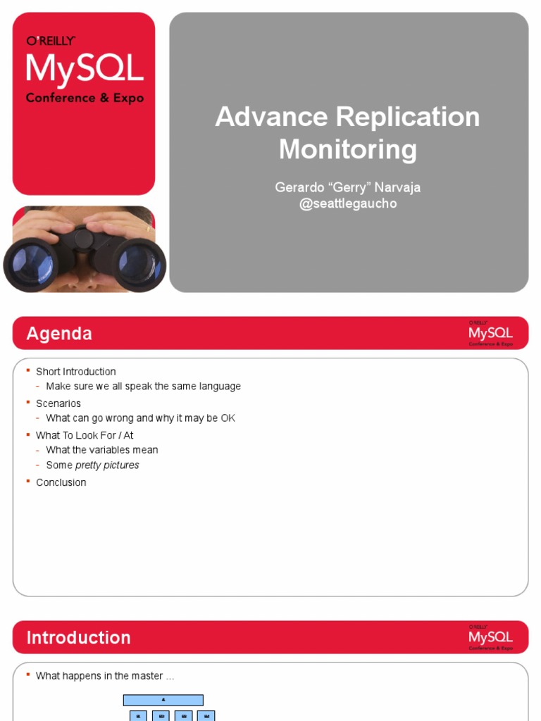 Advanced Replication Monitoring Presentation | PDF | Computer ...