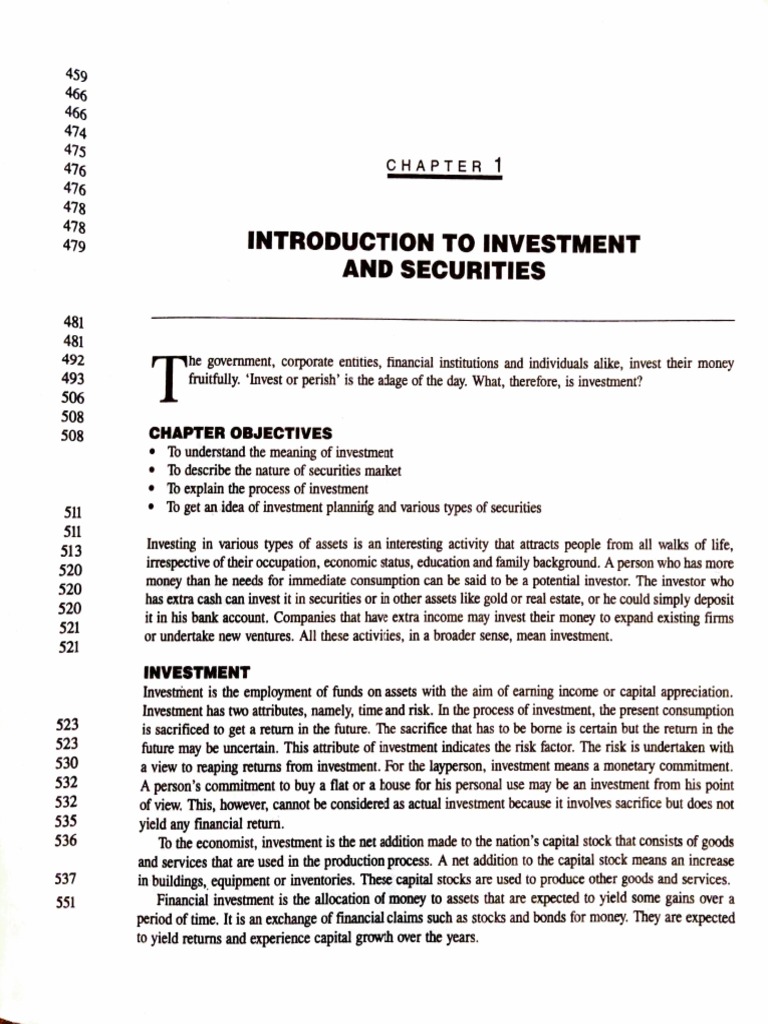 SAPM All Chapters (Mid Sem) | PDF | Investing | Speculation