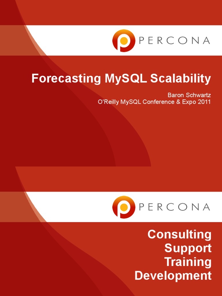 Forecasting Mysql Performance And Scalability Pdf Scalability
