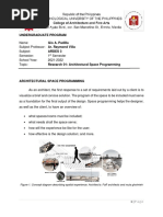 ARCHITECTURAL Space Programming | PDF | Design | Decision Making