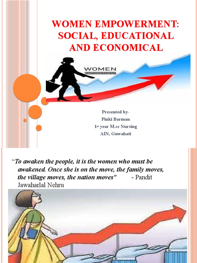 Women Empowerment: Social, Educational and Economical Development | PDF ...