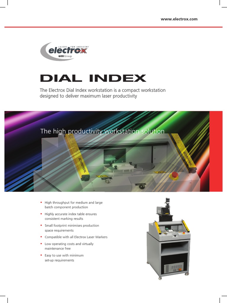 Dial Index: The High Productivity Workstation Solution | PDF ...