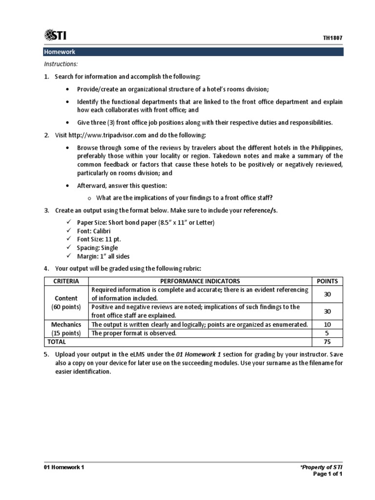 01 Homework 1 - ARG | PDF | Computing