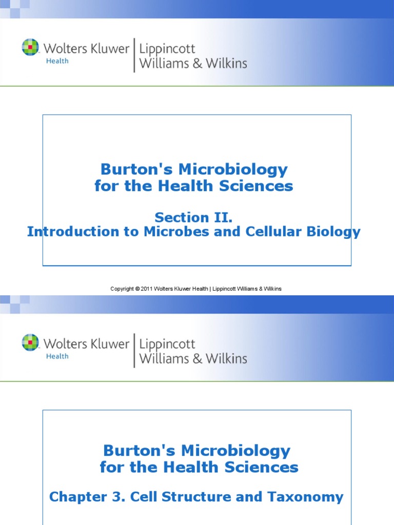 Burton's Microbiology For The Health Sciences: Section II. Introduction ...