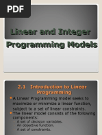 Chapter 2 Linear Programming Model | PDF | Linear Programming | Mathematical Optimization