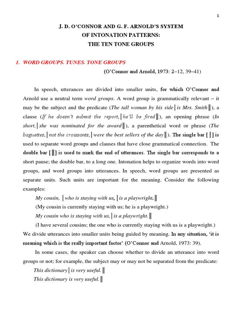 The Ten Tone Groups | PDF | Stress (Linguistics) | Syllable