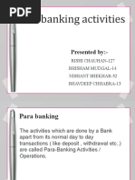 Para Banking Services at HDFC | PDF | Credit Card | Debit Card