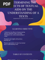 Lesson Plan - Determining The Effect of Textual Aids On Understanding A ...