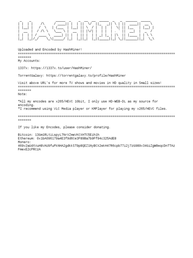 Uploaded by HashMiner! (ReadMe) | PDF | Business | Computers