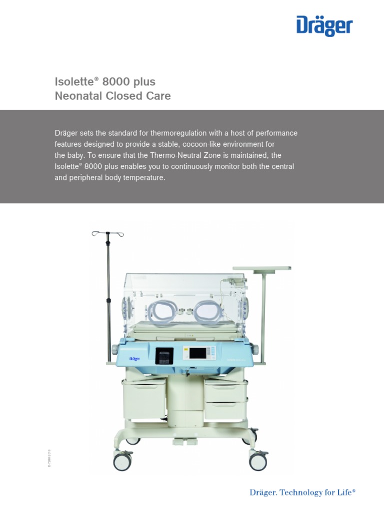 Isolette 8000 Plus Neonatal Closed Care | PDF | Neonatal Intensive Care ...