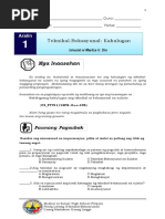 PilingLarang TechVoc Q2 Module-1 | PDF