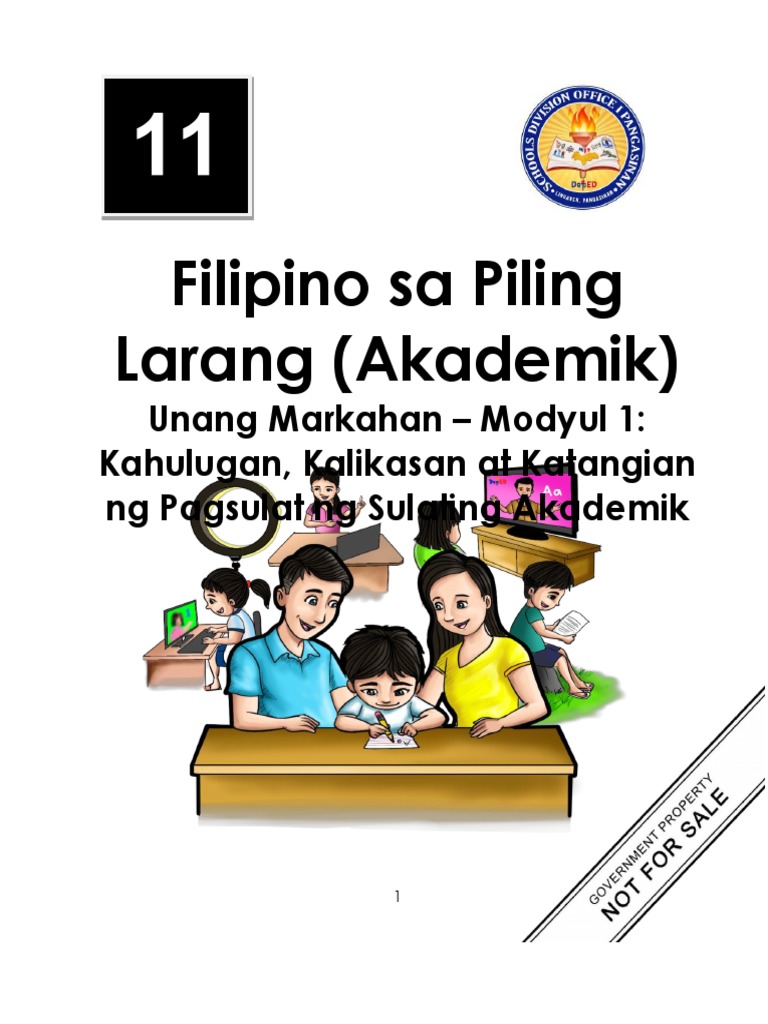 Piling-Larang - Akademik - Q1 - ModULE 1 | PDF