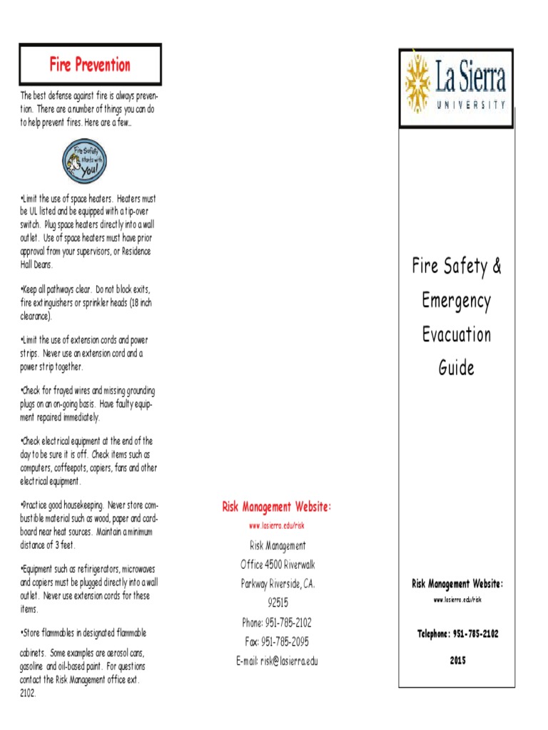 Fire Prevention: Fire Safety & Emergency Evacuation Guide | PDF | Fire ...