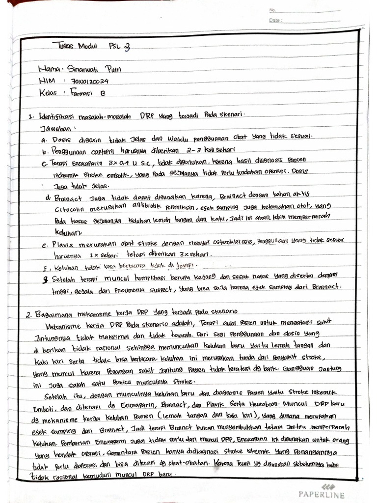 Tugas Modul-Lembar Analisis DRP-Skenario Roleplay - PSL 3 (Analisis DRP ...