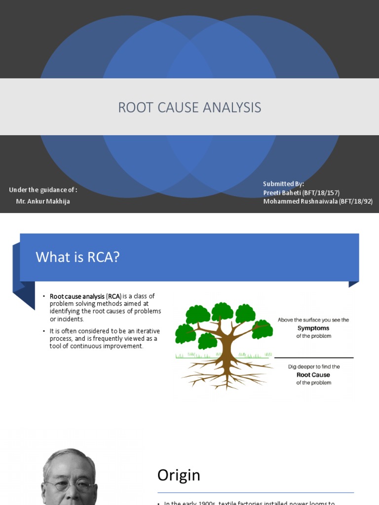 Rca PPT Lean Management | PDF | Automation | Analysis