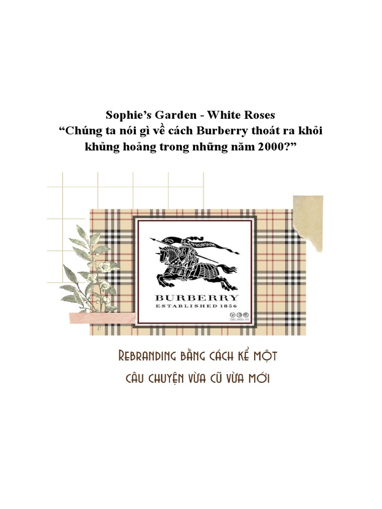 Rebranding by Burberry | PDF