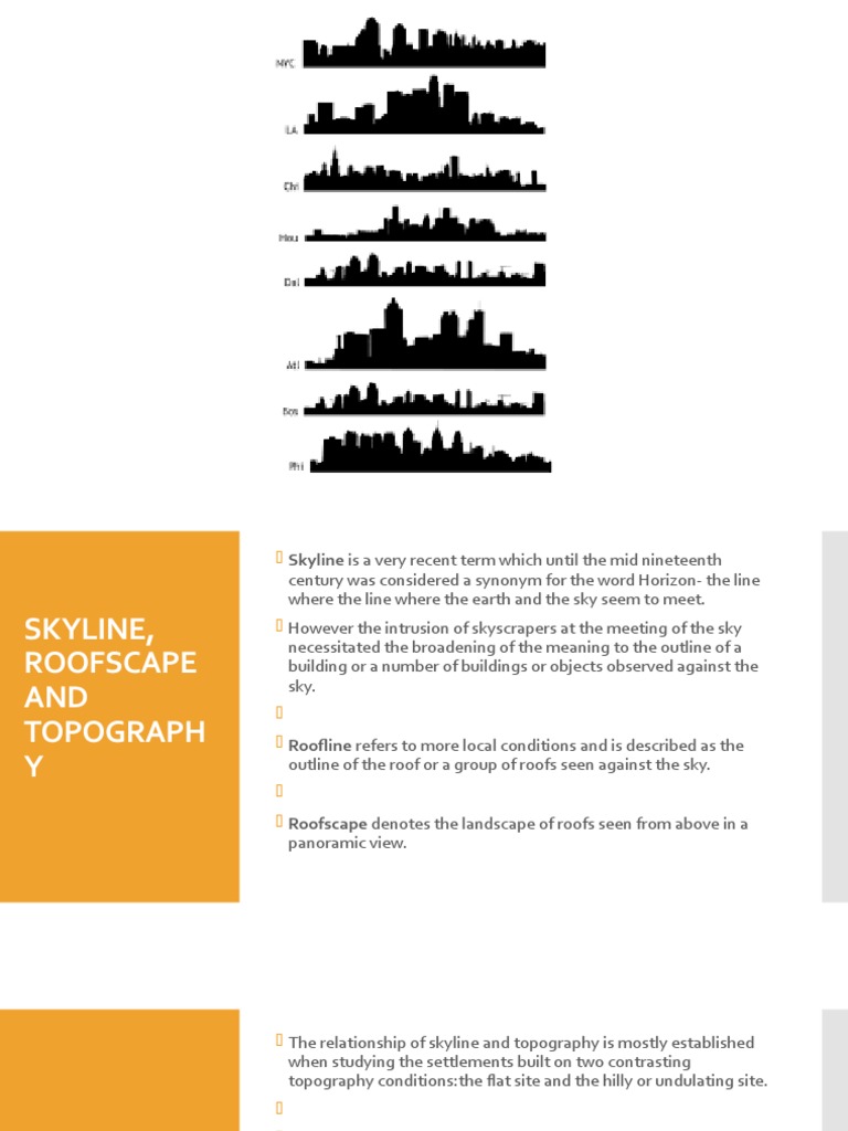 Skyline and Roofscape | PDF | Architectural Design | Architecture
