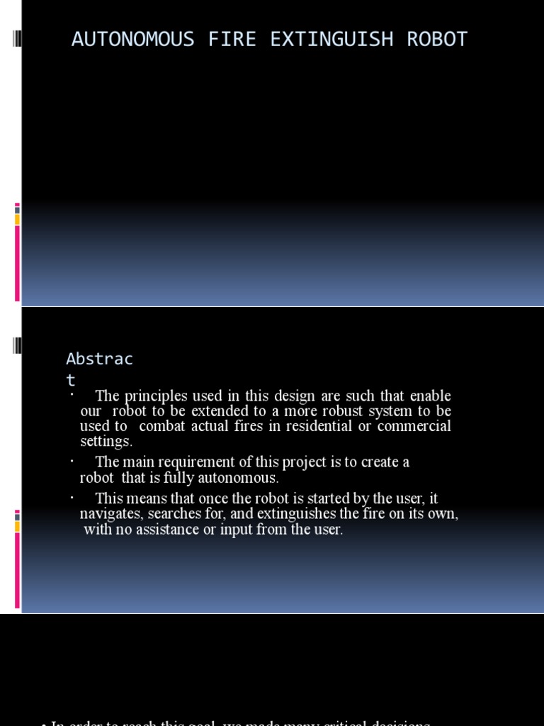 Fire Fighting Robot | PDF | Arduino | Infrared