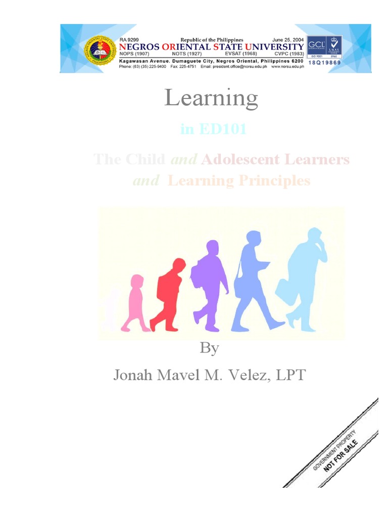 Share Ed101 Module Lesson 1 and 2 Assessment | PDF | Adolescence | Learning