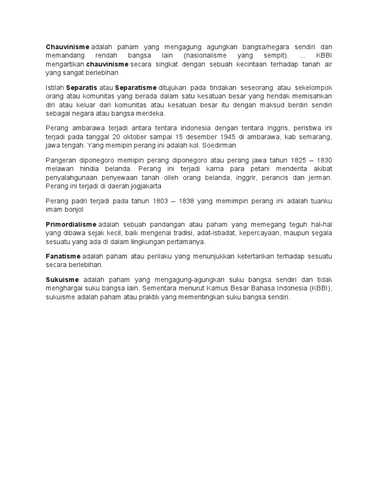 Chauvinisme | PDF