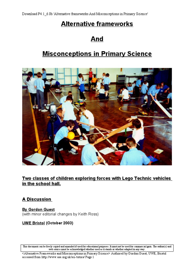 Misconceptions Primary Science | PDF | Chemical Substances | Science