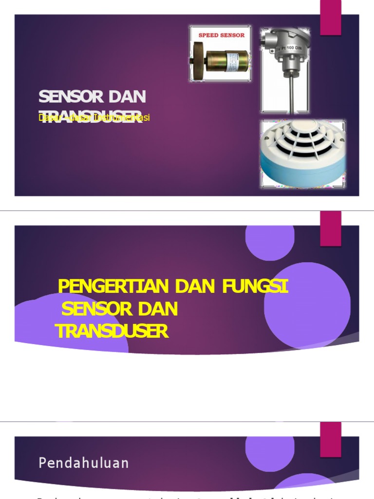 Mata Kuliah Sensor Dan Transduser | PDF