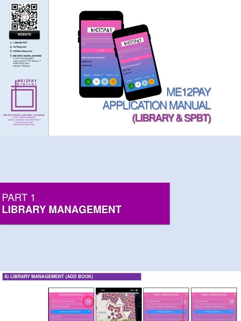Manual Me12Pay App - Library & SPBT | PDF | Barcode | Qr Code