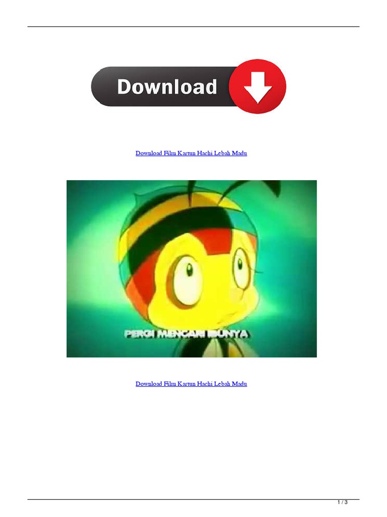 Film Kartun Hachi Lebah Madu | PDF