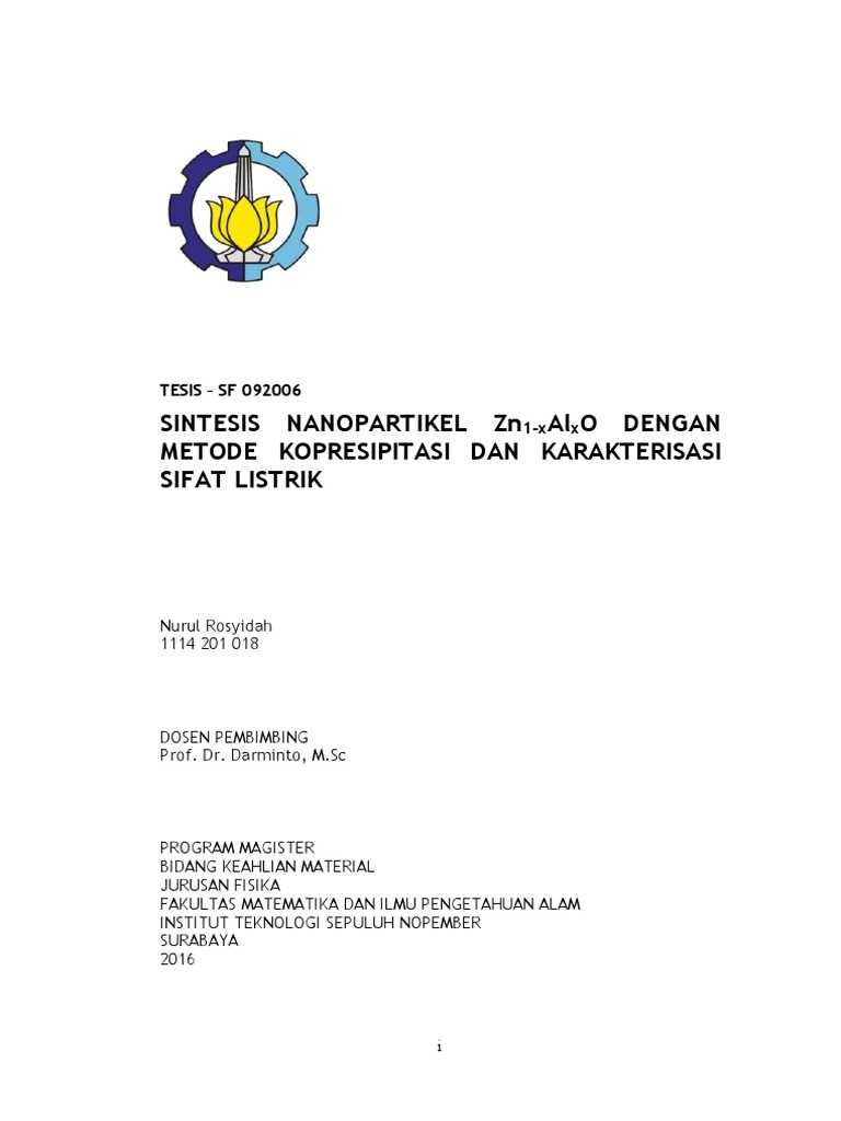 1114201018-Master Theses | PDF | Sains & Matematika