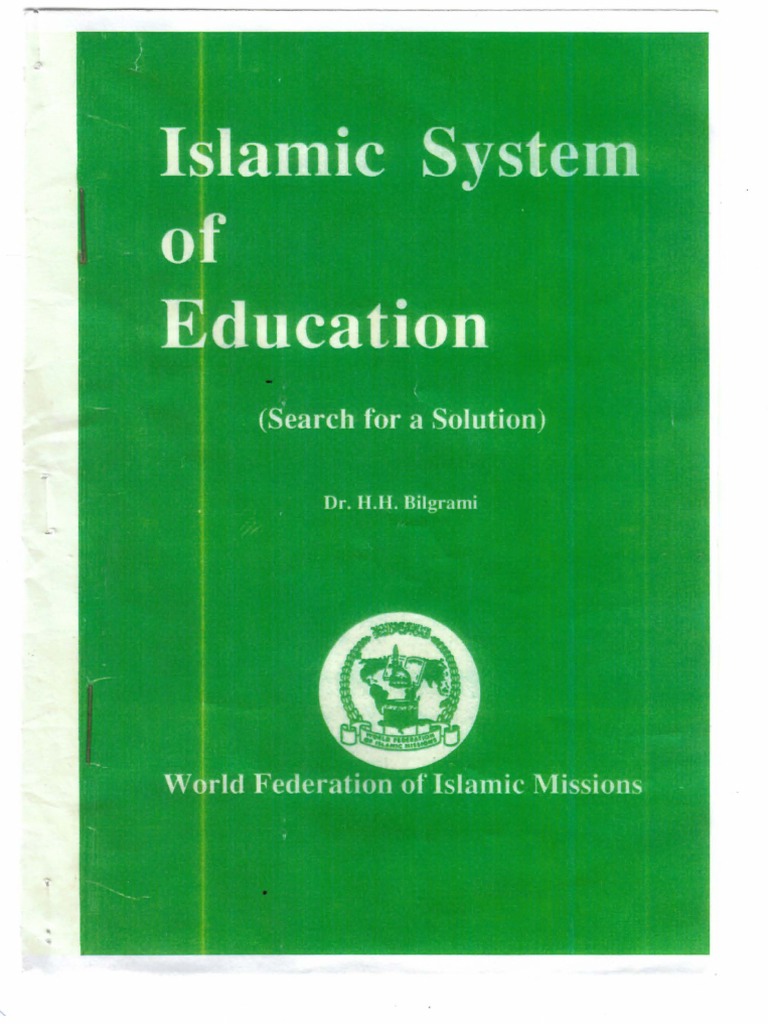 Islamic System of Education 1 | PDF | Knowledge | Revelation
