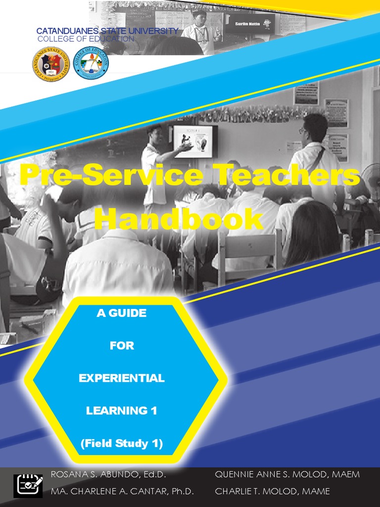 Pre Service Teachers Handbook | PDF | Learning | Behaviorism