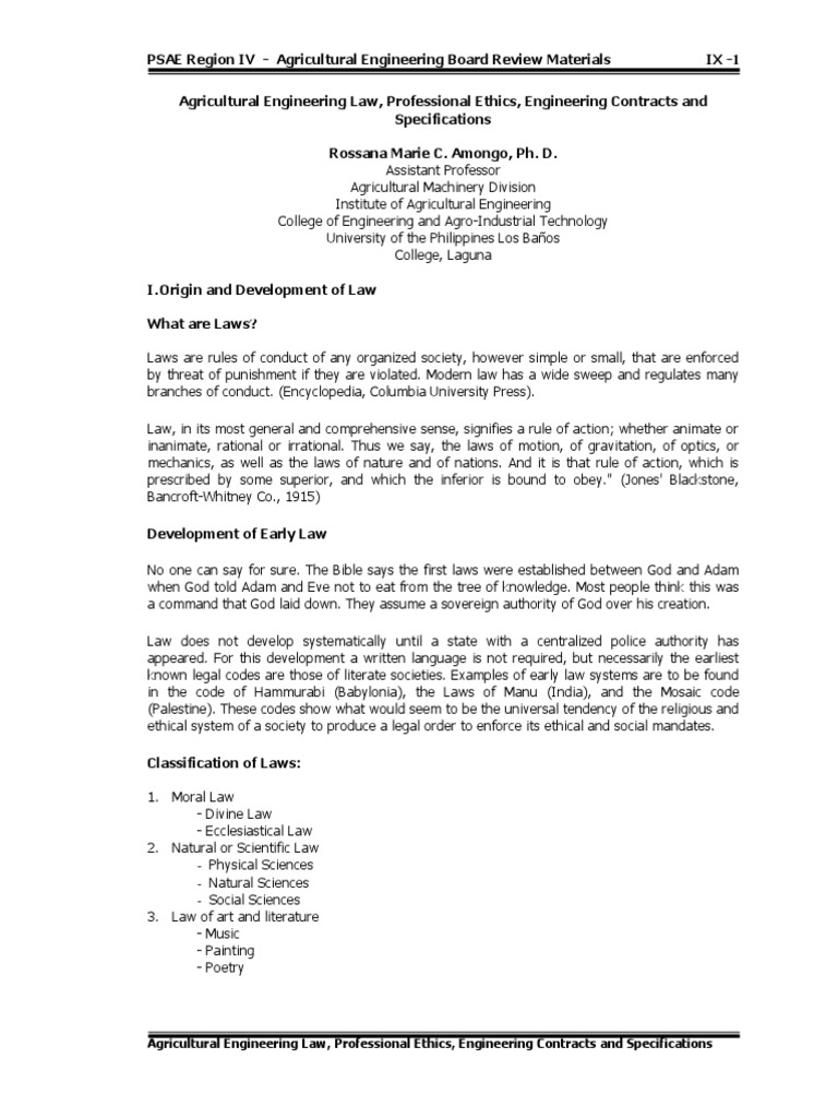 Laws, Etc | Download Free PDF | Engineer | Specification (Technical ...