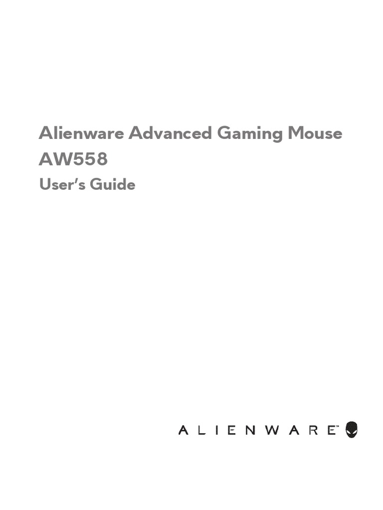 Alienware Advanced Gaming Mouse | PDF | Cursor (User Interface) | Point ...