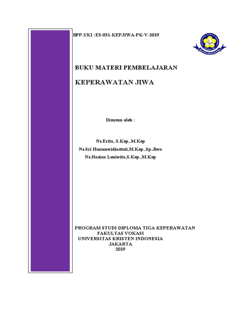 BMPKEPERAWATANJIWA Dikonversi | PDF | Pengembangan Diri
