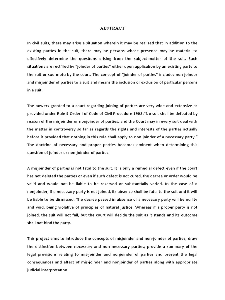 Abstract CPC Project | PDF