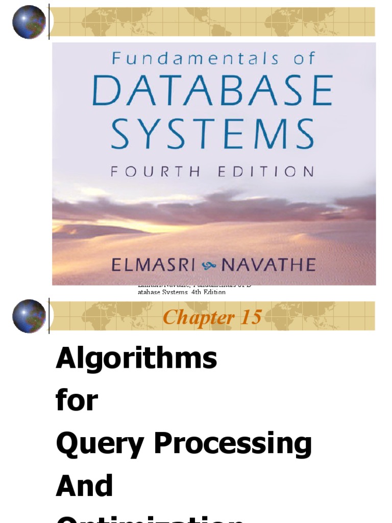 Elmasri/Navathe, Fundamentals of D Atabase Systems, 4th Edition | PDF | Database Index | Databases