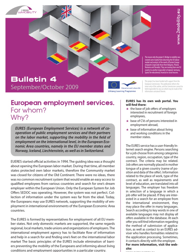 E-Bridge 2 Mobility Bulletin 4 | PDF | European Economic Area | Employment