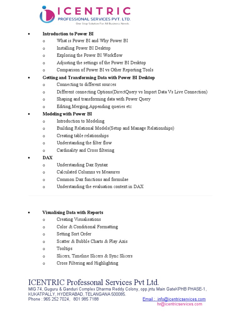 Introduction To Power BI | PDF | Information Retrieval | Information ...