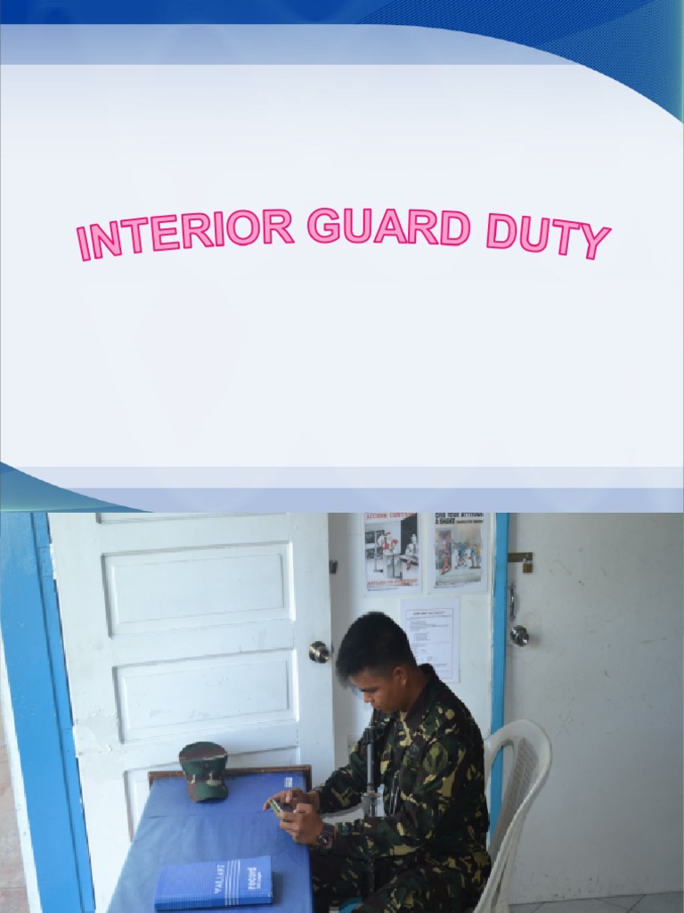 04 Interior Guard Duty | PDF | Corporal | Military