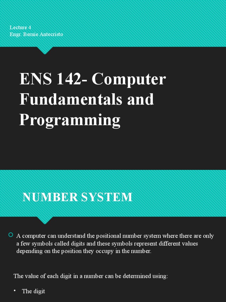 ENS 142-Computer Fundamentals and Programming | PDF | Encodings | Naming Conventions