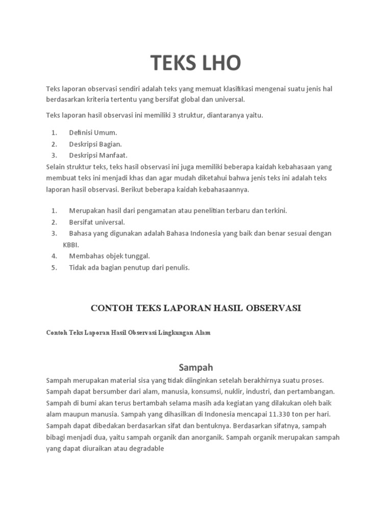 Teks Lho | PDF